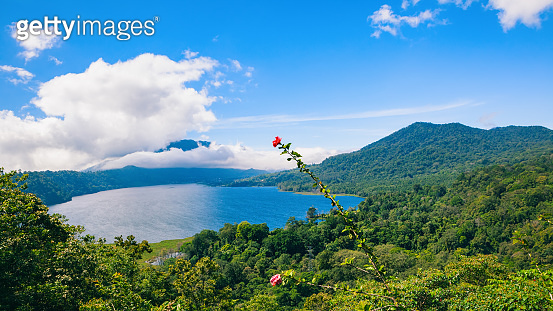 Danau Buyan lake, popular tourist place - Bedugul village, Bali ...