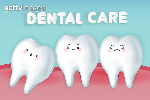 cute cartoon wisdom teeth (1134041759) 일러스트, 무료 일러스트 - 게티이미지뱅크