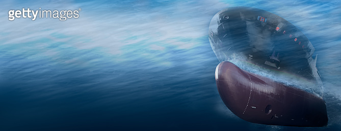 Big cargo ship sailing in the sea to International container terminal ...