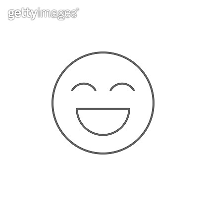 smile friendship outline icon. Elements of friendship line icon. Signs ...