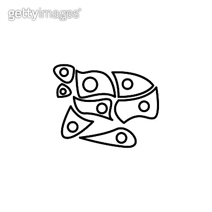 human organ skin cells outline icon. Signs and symbols can be used for ...