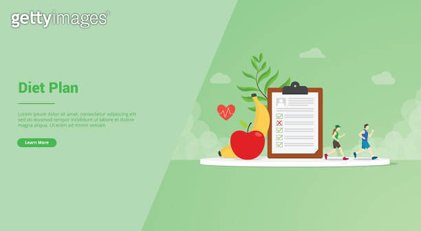 diet plan with running and health food plan checklist for website ...