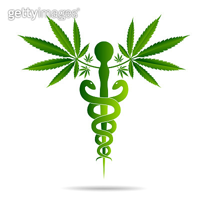 Aesculapius vector abstract illustration created using snakes and ...