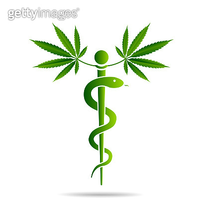 Aesculapius vector abstract illustration created using snakes and ...