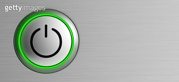 button power start symbol technology push 이미지 (1158643155) - 게티이미지뱅크