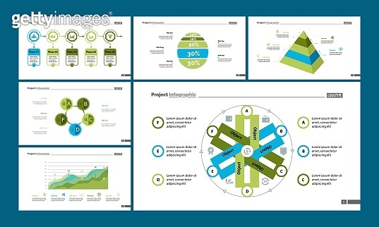 Planning process, area and percentage charts (1159725938) 일러스트, 무료 일러스트 ...