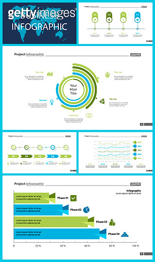 Business inforgraphic slide design set 이미지 (1126028102) - 게티이미지뱅크