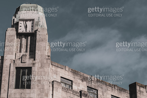 Art Deco clocktower of the former Bank of Ireland Building (Belfast ...