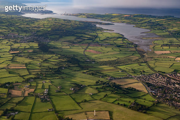 Aerial view of Island Magee, County Antrim 이미지 (1171911861) - 게티이미지뱅크