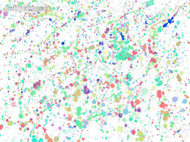 Ink stains grunge background vector. Scribble ink splatter, spray blots ...