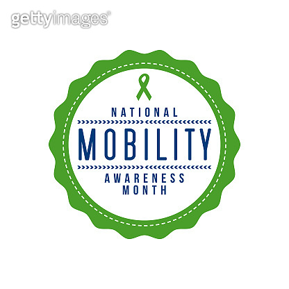 National Mobility Awareness Month Label (1089812760) - 게티이미지뱅크