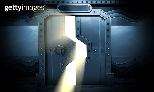 Sci-fi Scenes, Open metal hatch 이미지 (1147316528) - 게티이미지뱅크