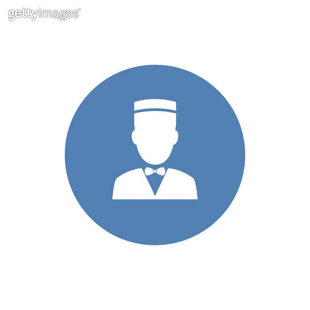 Bellman icon. Concierge symbol Simple flat symbol. Perfect pictogram ...