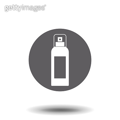 Spray can symbol. Flat design style. Modern vector pictogram for web ...