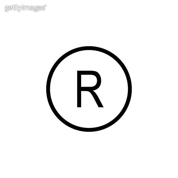 Registered trademark symbol. Modern icons for mobile interface. Vector ...
