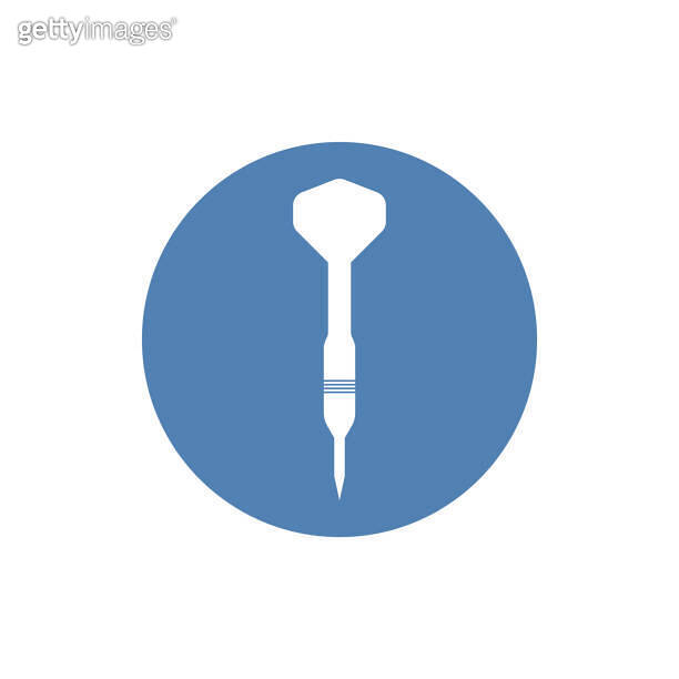 Darts icon. Simple illustration of darts vector icon for web ...