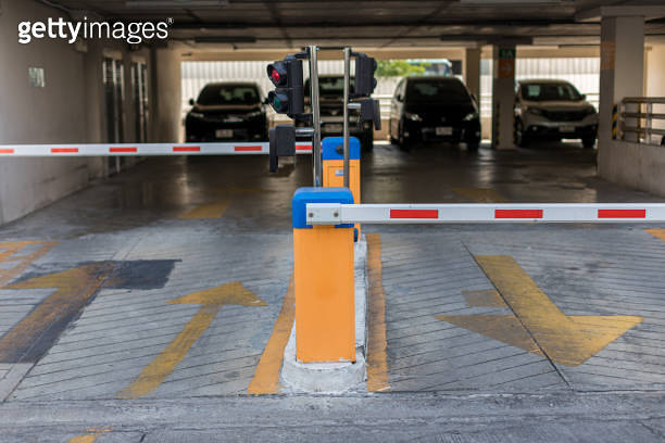 car park automatic entry system.Security system for building access ...