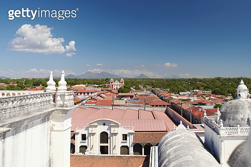 Cityscape of leon town in Nicaragua 이미지 (1126499103) - 게티이미지뱅크