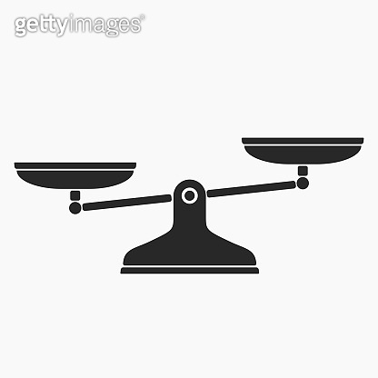 Scale icon vector. Scale vector sign isolated 이미지 (1175691013) - 게티이미지뱅크