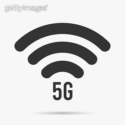 5G Vector Icon. 5th Generation Wireless Internet Network Connection ...
