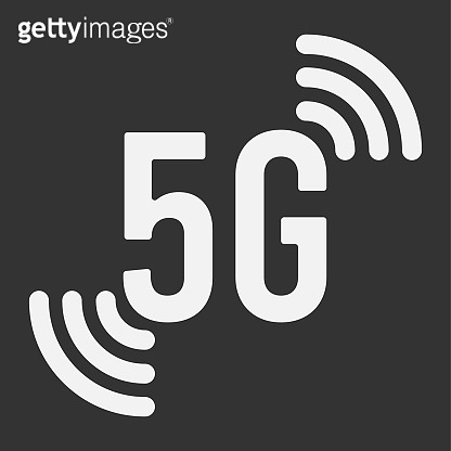 5G Vector Icon. 5th Generation Wireless Internet Network Connection ...