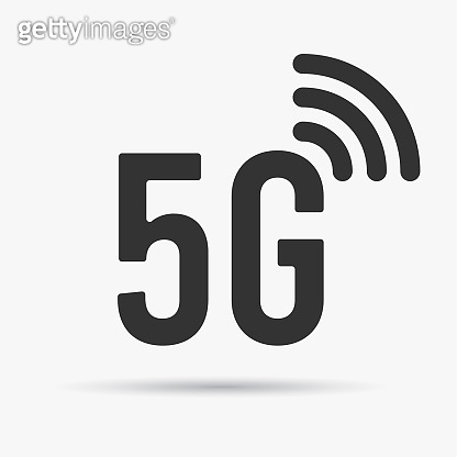 5G Vector Icon. 5th Generation Wireless Internet Network Connection ...