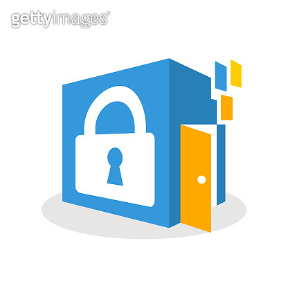 Vector illustration icon with the concept of online media space to find ...