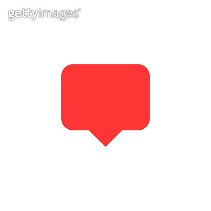 Red Dialog Box. Isolated Vector Illustration 이미지 (1193352806) - 게티이미지뱅크