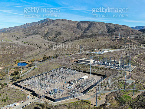 High voltage power electric station 이미지 (1194598857) - 게티이미지뱅크