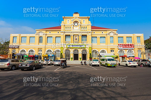 Cambodia Post Office, Phnom Penh (1166877315) - 게티이미지뱅크