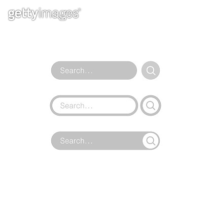 Web search button with magnifying glass and includes three color versions. 이미지 (1181897975) - 게티 ...