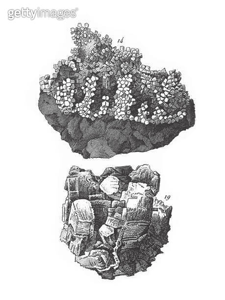 Arragonite and Calcareous Spar, Minerals and Their Crystalline Forms ...