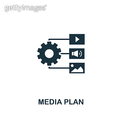 Media Plan icon. Creative element design from content icons collection ...