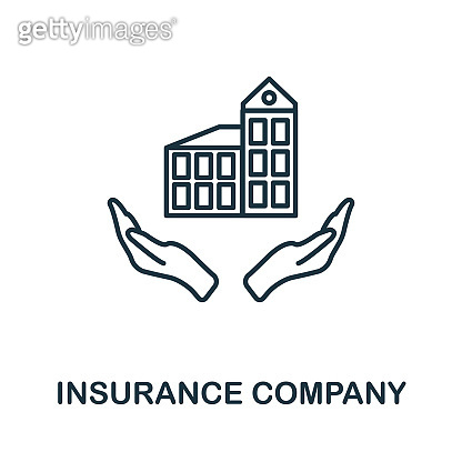 Insurance Company outline icon. Thin line style icons from insurance ...