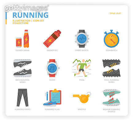Running icon set 이미지 (1127692691) - 게티이미지뱅크