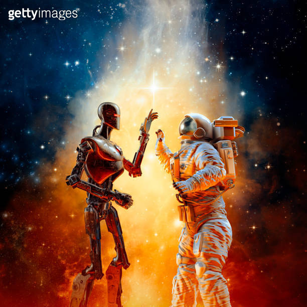 Galactic high five 이미지 (1195531801) - 게티이미지뱅크