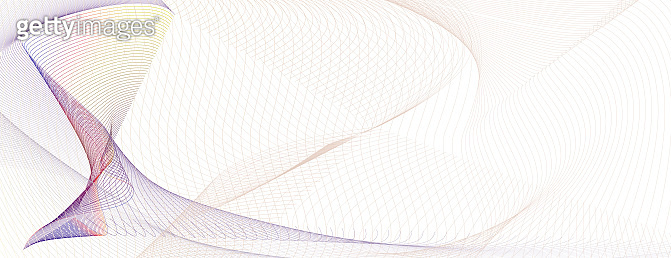 Abstract vector colored cheque, ticket, banner, certificate template ...