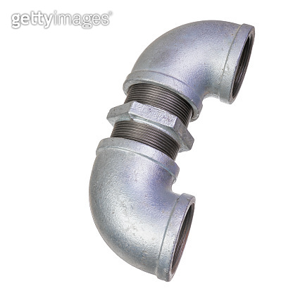 Angular connecting steel pipes connected with coupling nut 이미지 ...