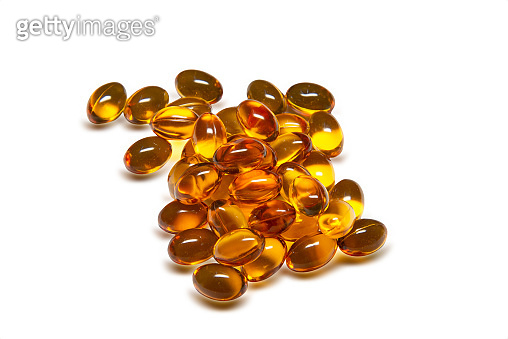 Soft Gel Capsules Supplement isolated with clipping path 이미지 ...