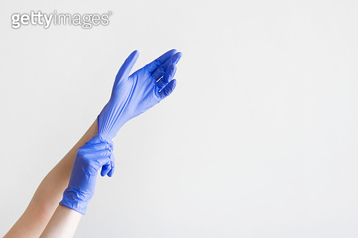 Human holding Variation of Latex Glove, Rubber glove manufacturing ...
