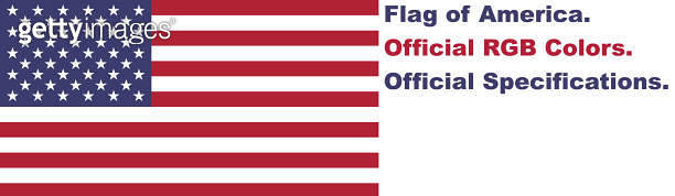 American Flag (Official RGB Colors and Specifications) 이미지 (1172434815 ...