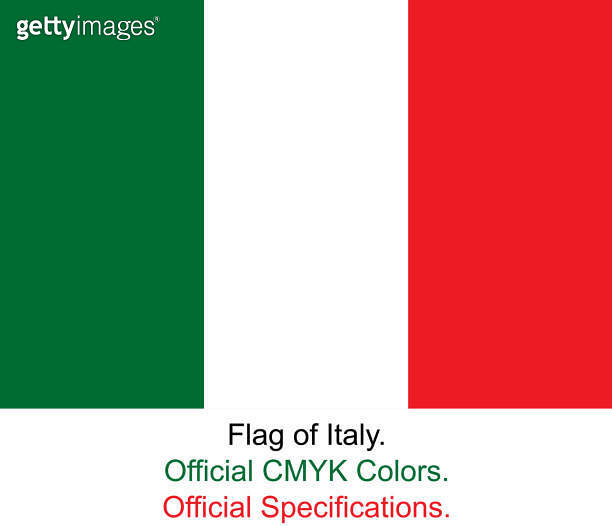 Italian Flag (Official CMYK Colours, Official Specifications) 이미지 ...