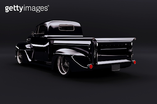 3d vintage beautiful pick-up truck car 이미지 (1182946989) - 게티이미지뱅크
