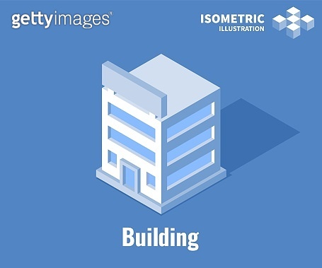 Building icon. Business office, Corporate building. Vector 3D ...