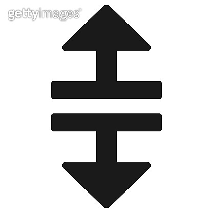 Expand horizontally black arrow vector icon (1147838778) - 게티이미지뱅크