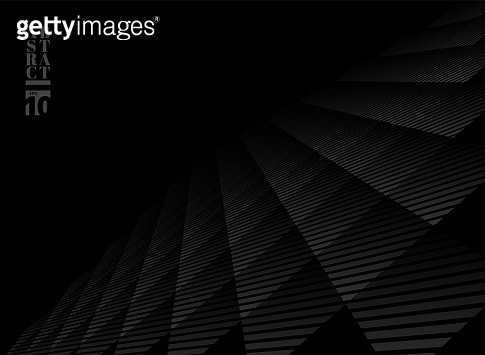 Abstract black and gray subtle lattice square pattern perspective ...