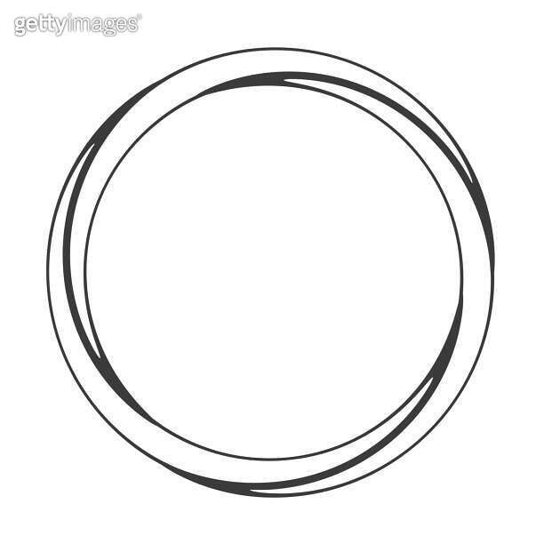 Round rope frame. Circle ropes, rounded border and decorative marine ...