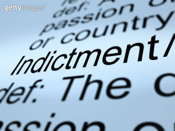 Federal Indictment Definition Shows Lawsuit And Prosecution Against ...