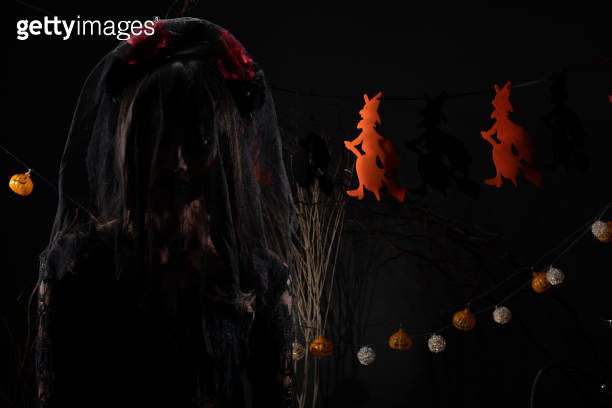 Black Widow veil Ghost girl cover face fresh Wound 이미지 (1175714724 ...