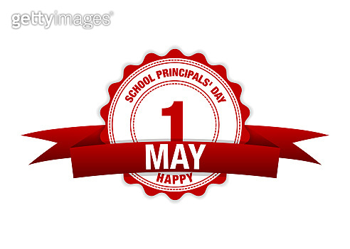 School Principal Day. 1 May Red Calendar vector 이미지 (1139033194) - 게티이미지뱅크